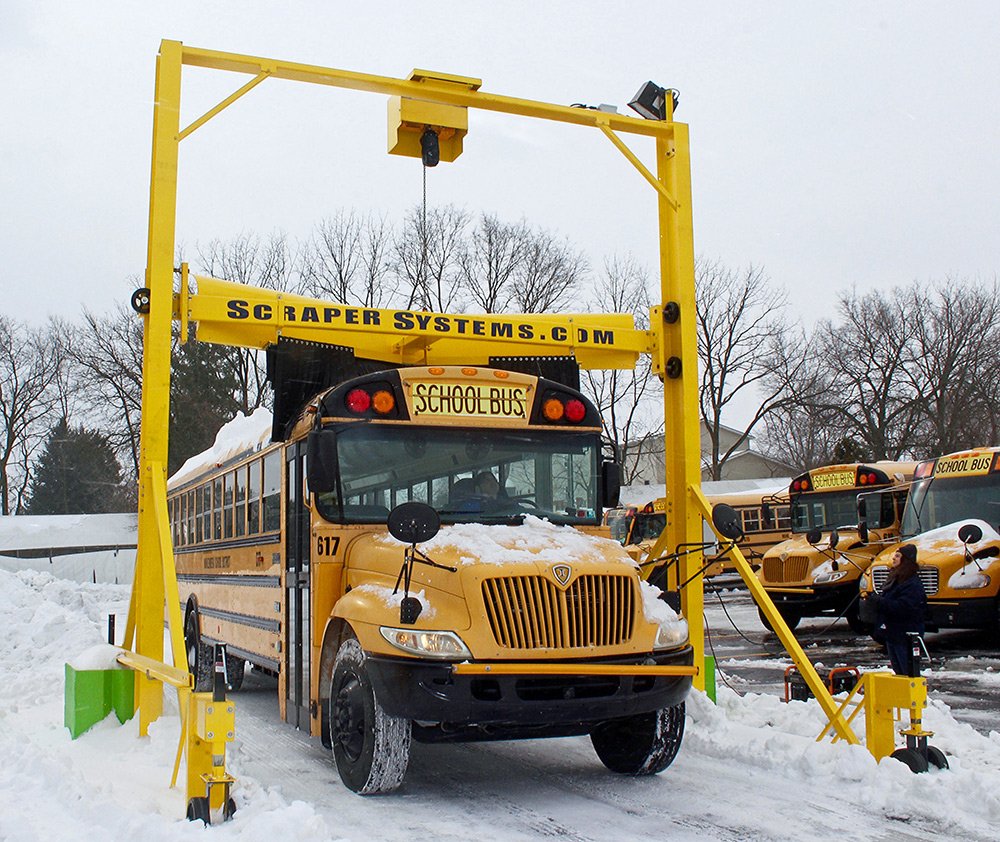 Scraper Systems™ 880B Portable Bus Snow Scraper – Scraper Systems