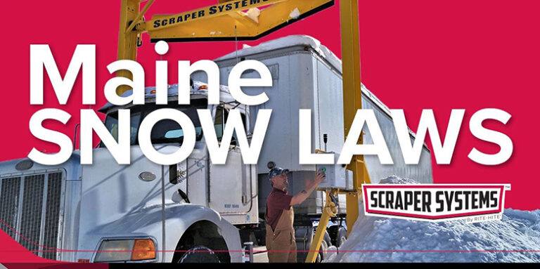 Vehicle Snow Removal Laws in Maine - Scraper Systems
