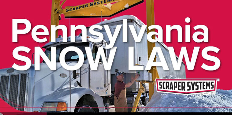 Vehicle Snow Removal Laws in Pennsylvania - Scraper Systems